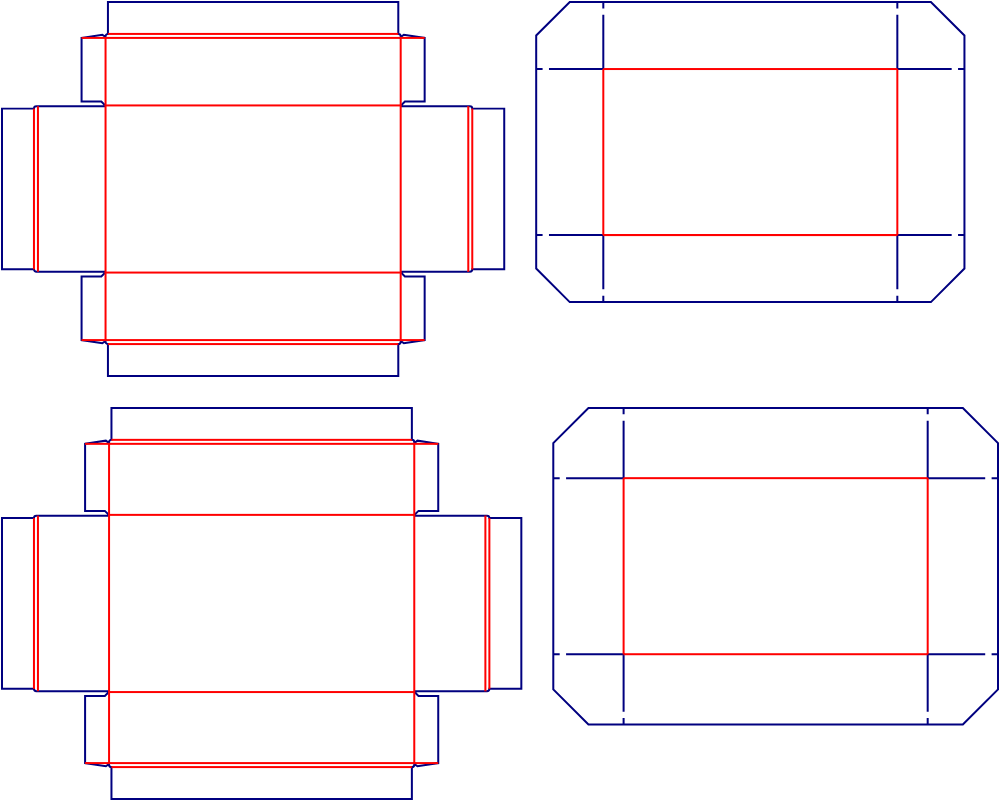 Rigid Box Dielines - Pacdora