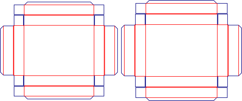 Box With Lid Dielines - Pacdora